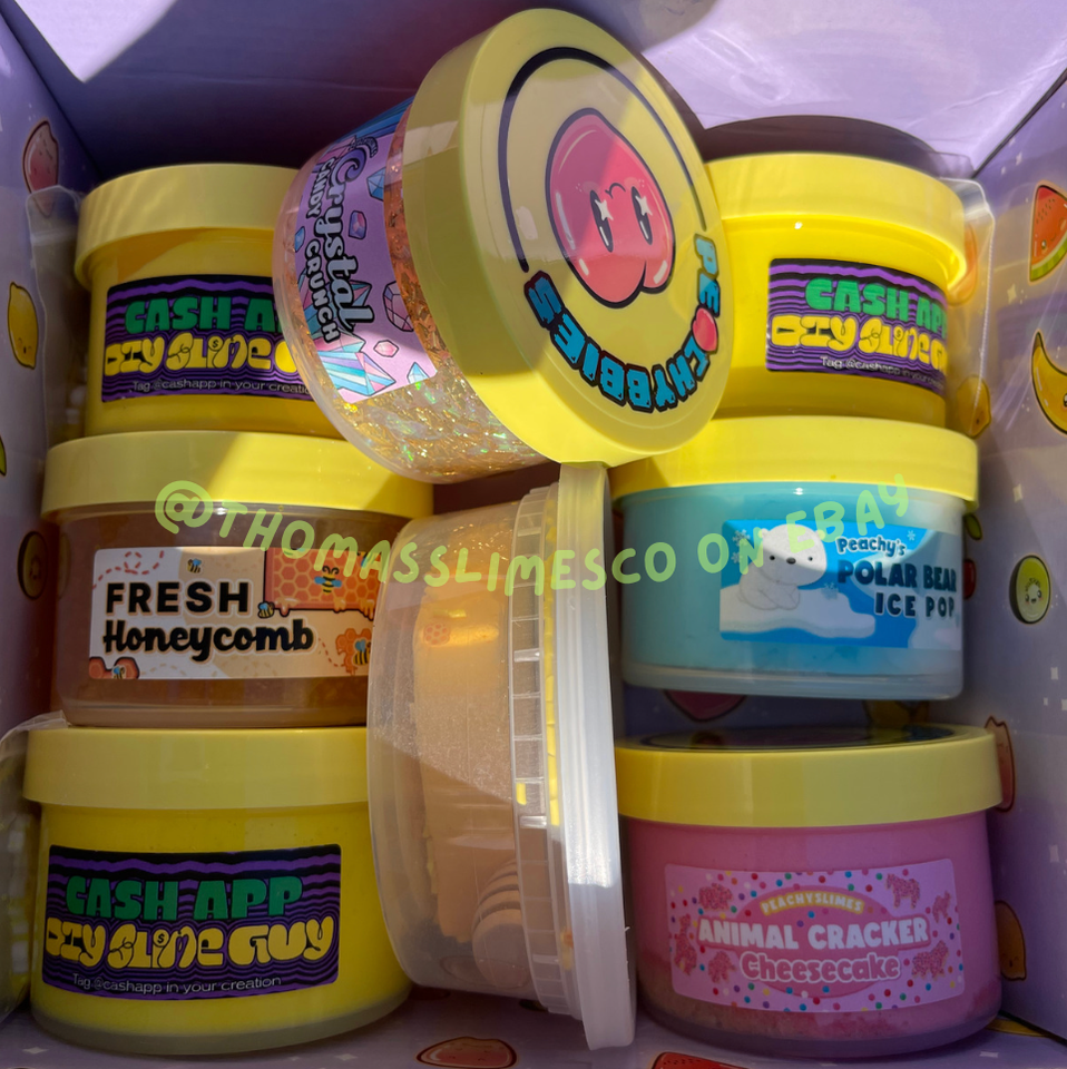 NEW Mystery Famous Slime Shop Slime Peachybbies, Parakeet, Momo, Kawaii ...