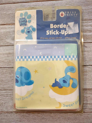 Baby Blue's Clues Border Stick-ups Self Adhesive 5" by 5 yds. | eBay