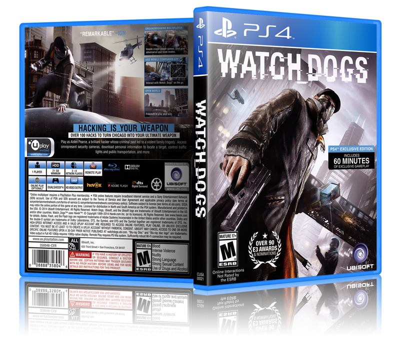 Watch Dogs Ps4 Cover