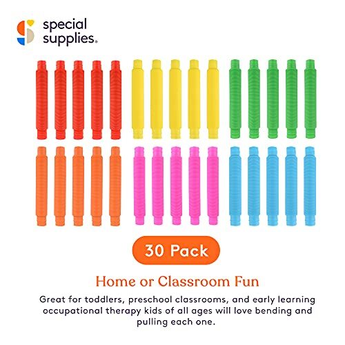 Fun Pull and Stretch Tubes for Kids - Pop, Bend, Build, and Connect Toy ...