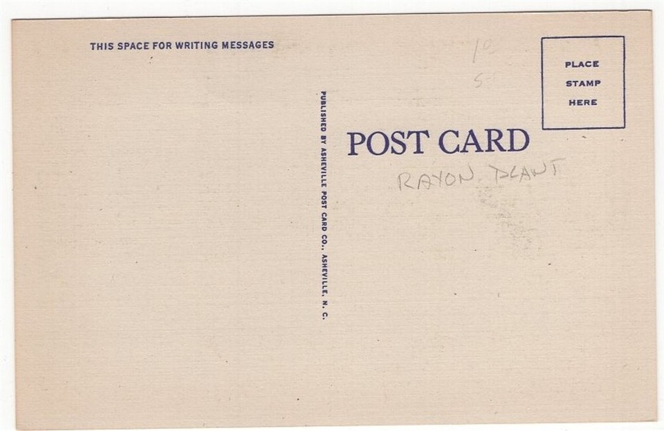 Elizabethton Tn American Bemberg Plant Vintage Postcard Tennessee | eBay