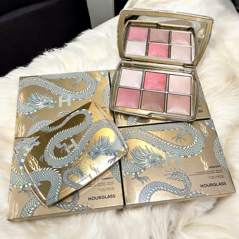 Hourglass Ambient Lighting Edit Unlocked 2024 Dragon Palette 6x1.4g NIB ...