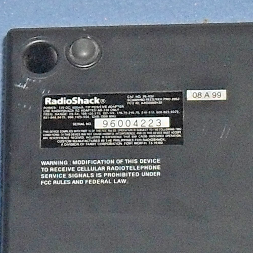 Radio Shack Pro-2052 dual trunking scanner tested & working | eBay
