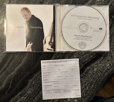WILL ACKERMAN: RETURNING: Pieces for Guitar 1970-2004 336402 2004 CD (Near Mint) | eBay