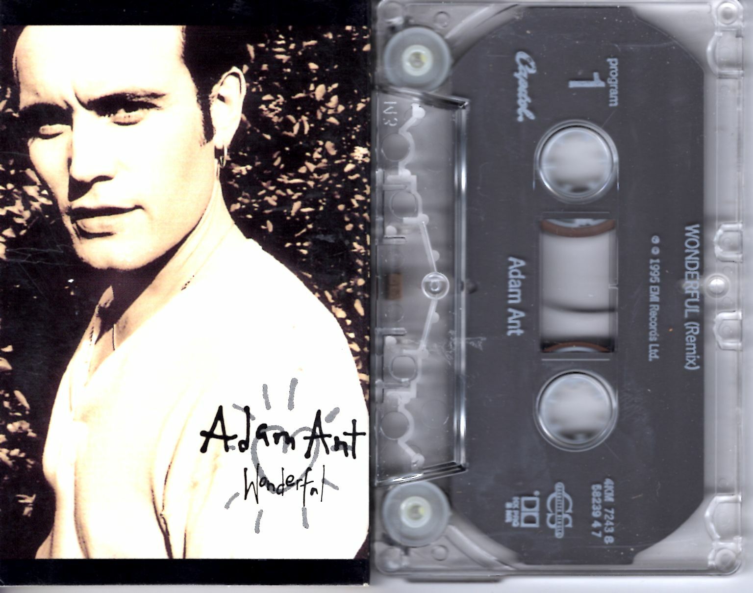 Adam Ant Wonderful 1995 Cassette Tape Single Pop Dance Rock | eBay