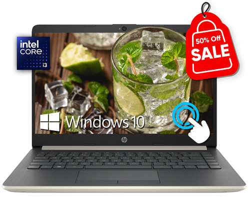 HP 14" Touch Notebook Laptop Dual-Core Intel i3 16GB RAM & 512GB SSD ...