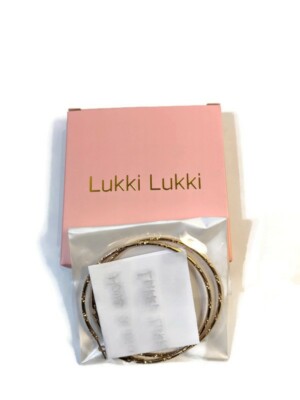 Lukki Lukki Polished Lightweight and Comfortable Large Round Hoops ...