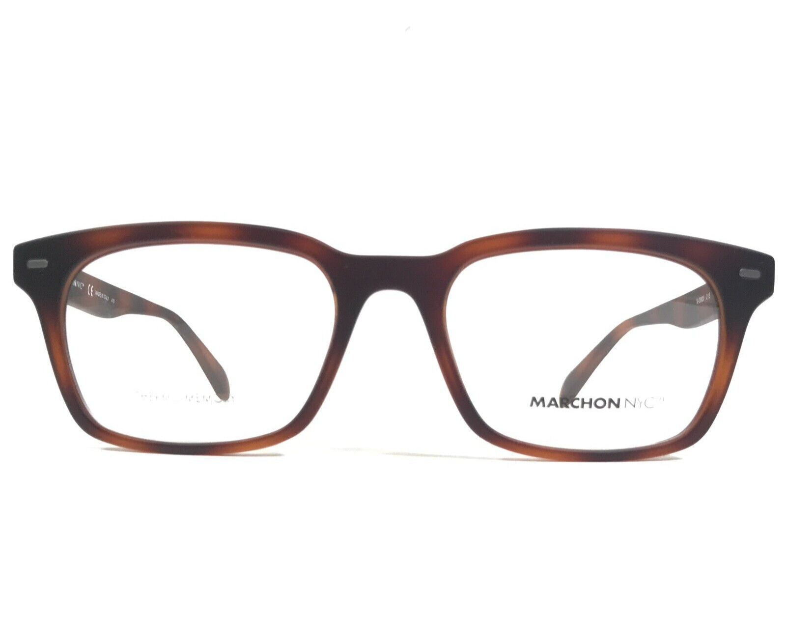 Marchon NYC Eyeglasses Frames M-3801 215 Tortoise Square Full Rim 54-18 ...