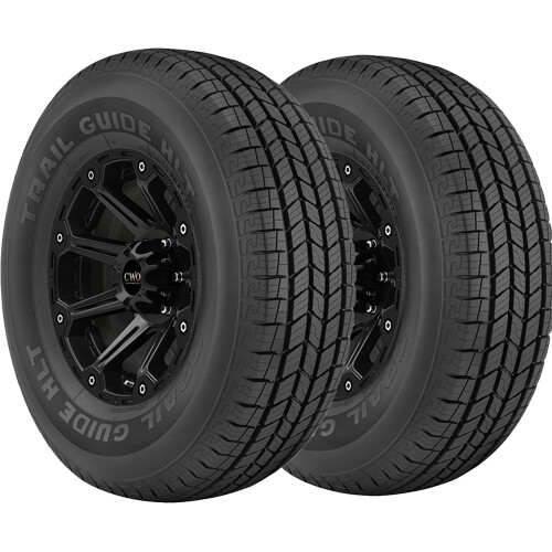 (QTY 2) 235/65R17 Multi-Mile Trail Guide HLT 104T SL White Letter Tires ...