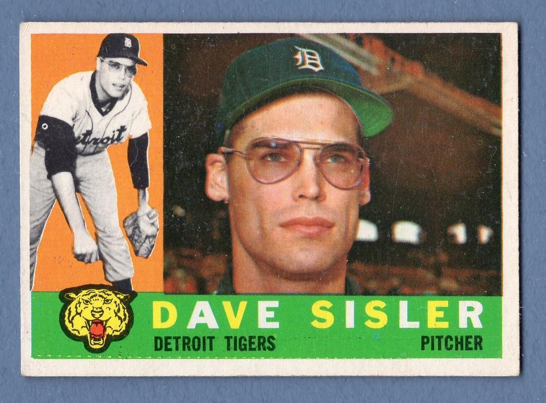 1960 Topps #186 Dave Sisler EX GO240B | eBay