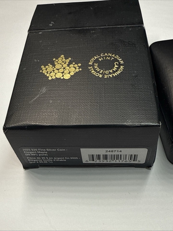 2025 Canada Triple Maple Leaf 1 oz Silver ***BOX ONLY*** | eBay