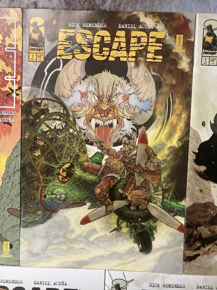 ESCAPE #1 SET X5 1:50,25,15 MOORE EPTING KALUTA REMENDER VARIANT COMIC BOOK BX | eBay