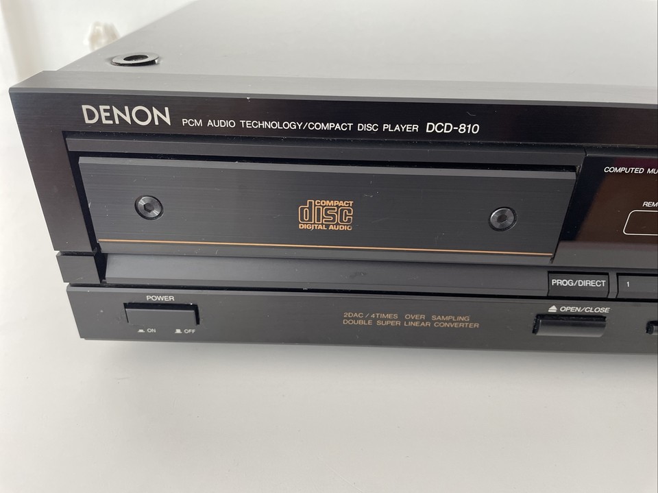 Denon DCD-810 CD Player 2Dac NEW BELT Japan Made 1988 | eBay
