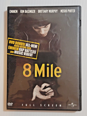 8 Mile [DVD] Full-Screen (2003) Eminem Kim Basinger Brittany Murphy | eBay