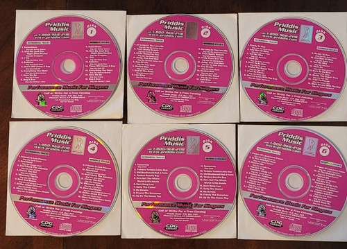 12 PACK PINK PRIDDIS KARAOKE CDGS | eBay
