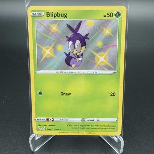 POKEMON CARD SHINING FATES SHINY VAULT BLIPBUG ULTRA RARE SV007/SV122 ...