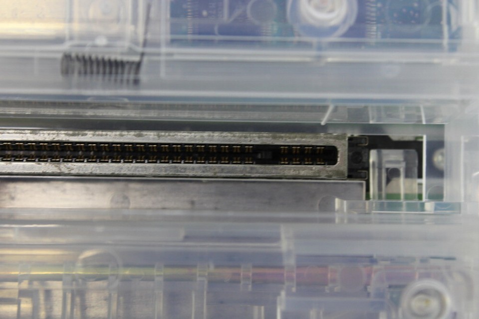 Super Nintendo Transparent Crystal Clear Console SNES SFC Converted AC ...