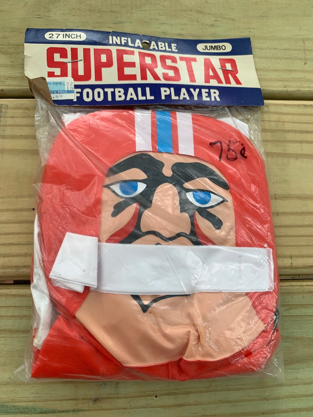 INFLATABLE SUPERSTAR FOOTBALL PLAYER Jumbo 27 Inch COMET SALES | eBay