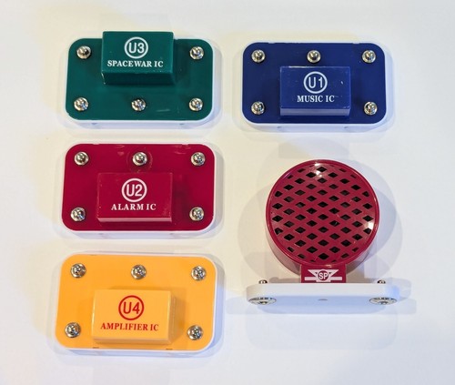 Snap Circuits Amplifier Music Alarm Spacewar Speaker Parts U1 U2 U3 U4 ...