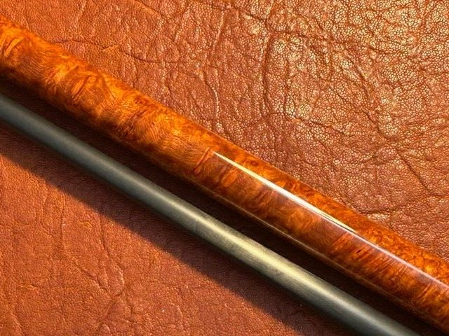 TNT Custom Pool Cue 1 of 1 With Carbon Fiber Shaft. Amboyna Burl. | eBay