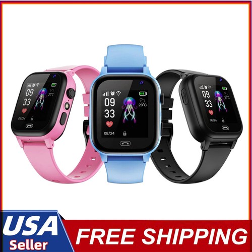 Kids Smart Watch Tracker SIM GSM SOS Call Phone Game Watches For Girls ...