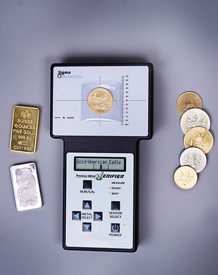 Sigma Metalytics SM1601 Precious Metal Verifier Bullion Set w 3 Wands ...