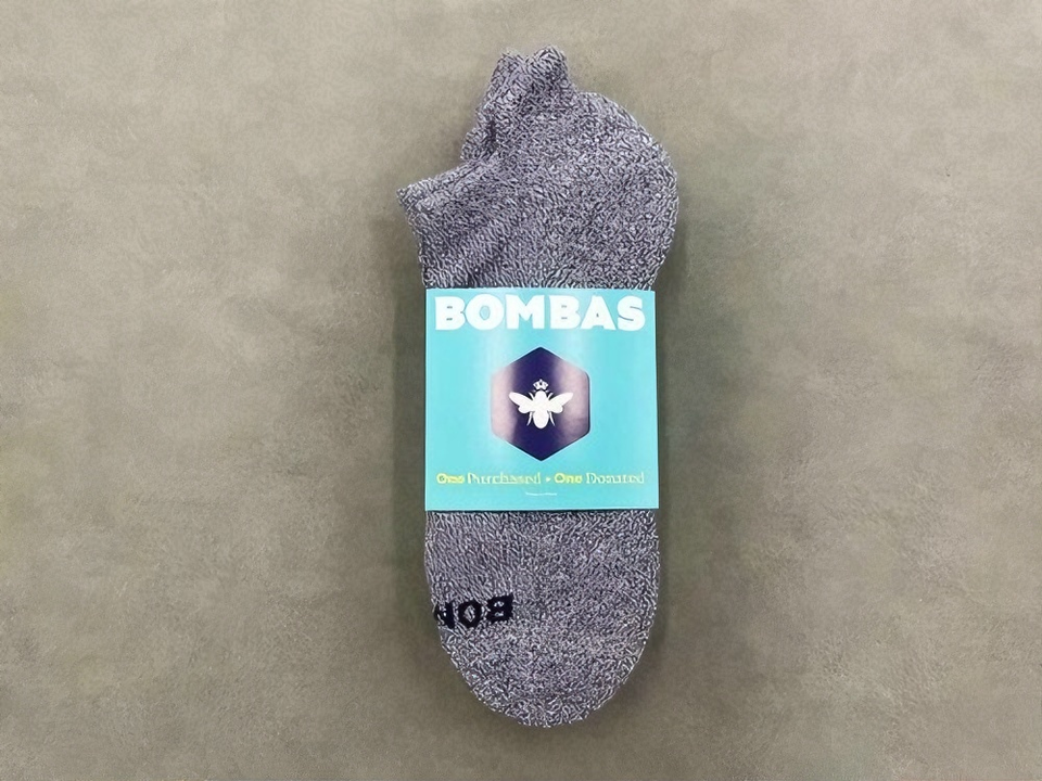 3 Pairs Men's Bombas Gray Ankle Sock Large 9-13 US STOCK | eBay