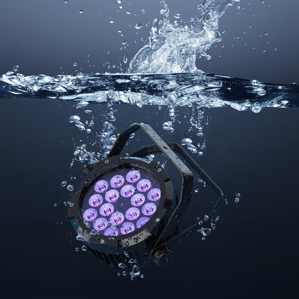 IP67 Waterproof LED Par Can Light 18x15W RGBWA+UV Outdoor Stage Lights ...