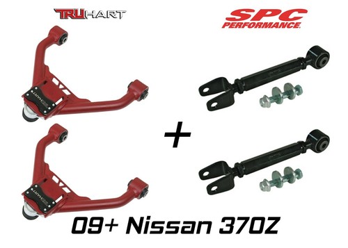 Truhart Adjustable Front & SPC Rear Camber Kit Combo fits 09+ Nissan ...