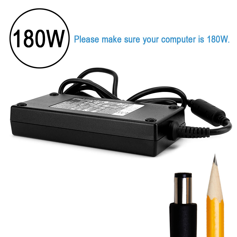 DELL DA180PM111 19.5V 9.23A 180W Genuine Original AC Power Adapter ...