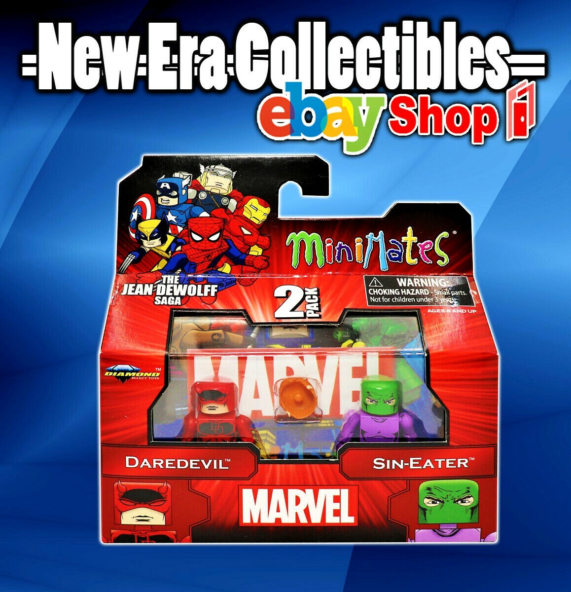 Marvel MiniMates Daredevil & Sin Eater 2 Pack Figure Set Diamond | eBay