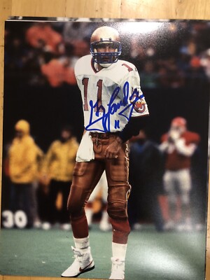 Greg Landry Signed Autographed 8x10 USFL Arizona Wranglers Photo Lions ...