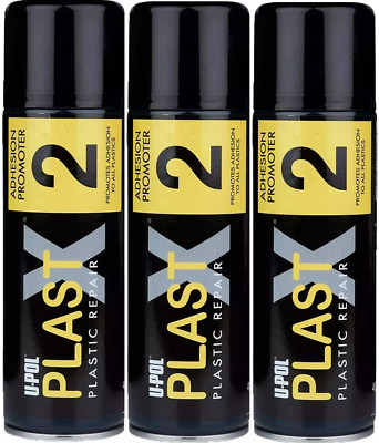 3x U-POL PLASTX 2 - ADHESION PROMOTER - 400ml PLASTIC REPAIR upol BEST price | eBay UK