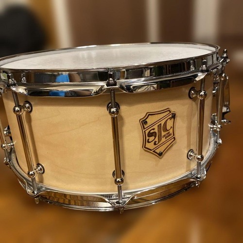 SJC 14 Inch Maple Snare Drum 6.5 Deep Evans Head Used Tour Series | eBay UK