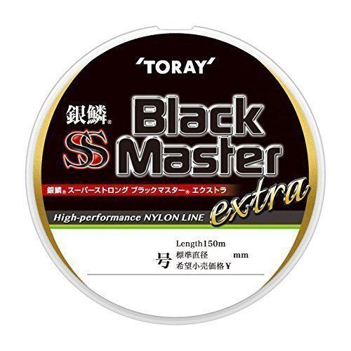 TORAY Ginrin SS Black Master Extra 150m #1.5 Saltwater Fishing Line New ...