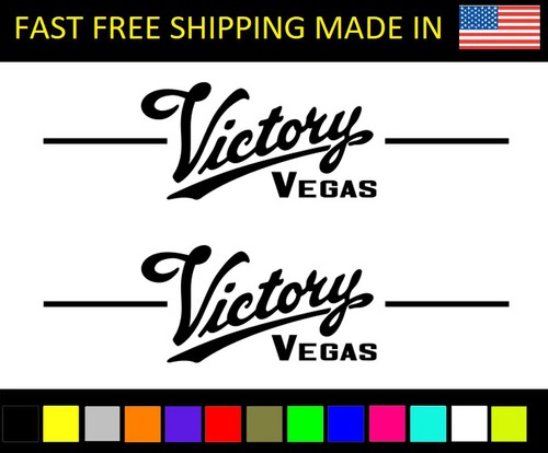 Victory Vegas Decals Gas Tank USA stickers motorcycle motorcycles | eBay