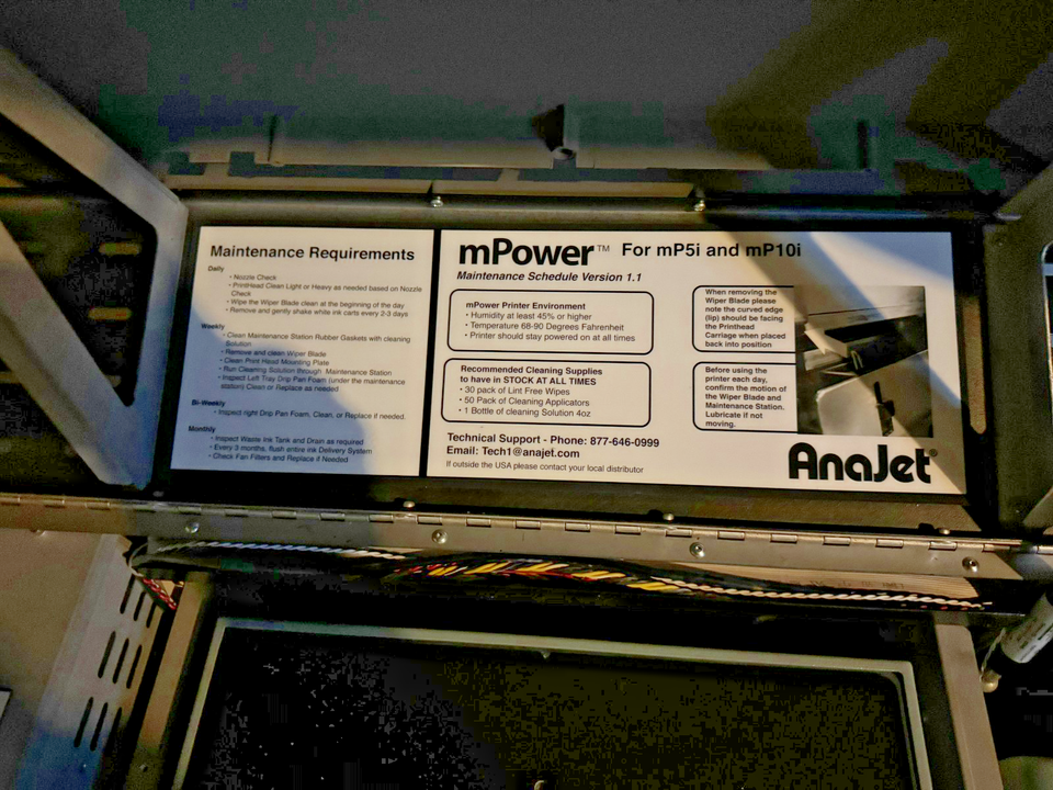 AnaJet MP5i DTG Printer — Factory Refurbished & Ready to Print! | eBay