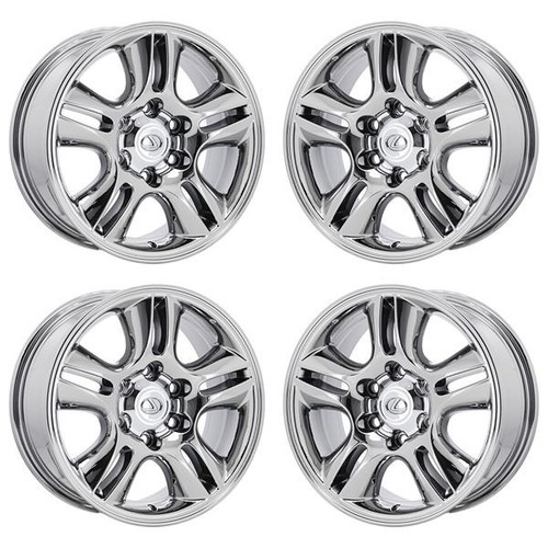 17" Lexus GX470 PVD Bright Chrome Wheels-C Rims Factory OEM 74167 ...