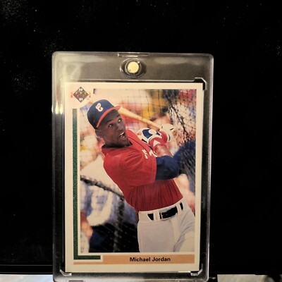 1991 Upper Deck Michael Jordan Rookie #SP1 baseball card Chicago White ...