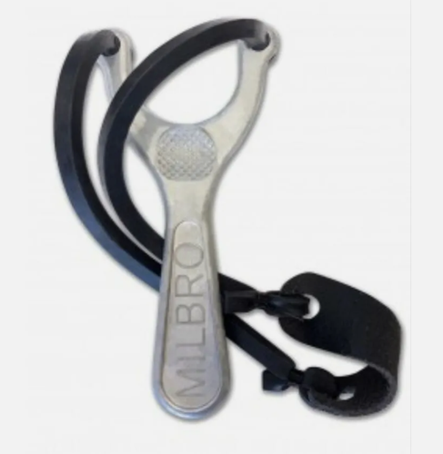 Milbro Traditional Original Thumb Press Slingshot Catapult Metal Frame ...