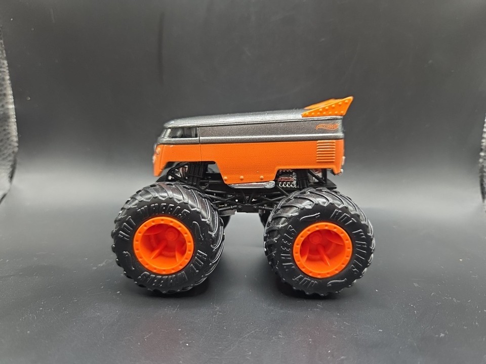 Hot Wheels Monster VW Drag Bus 1:64 Scale Monster Truck Vehicle Rare ...