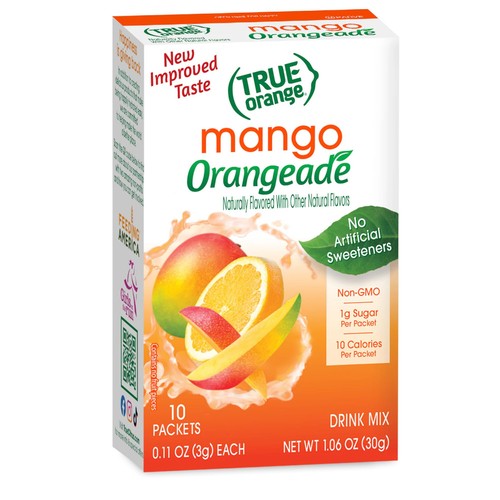 True Orange, Mango Orange Drink Mix, 10-count (Pack of 4) | eBay
