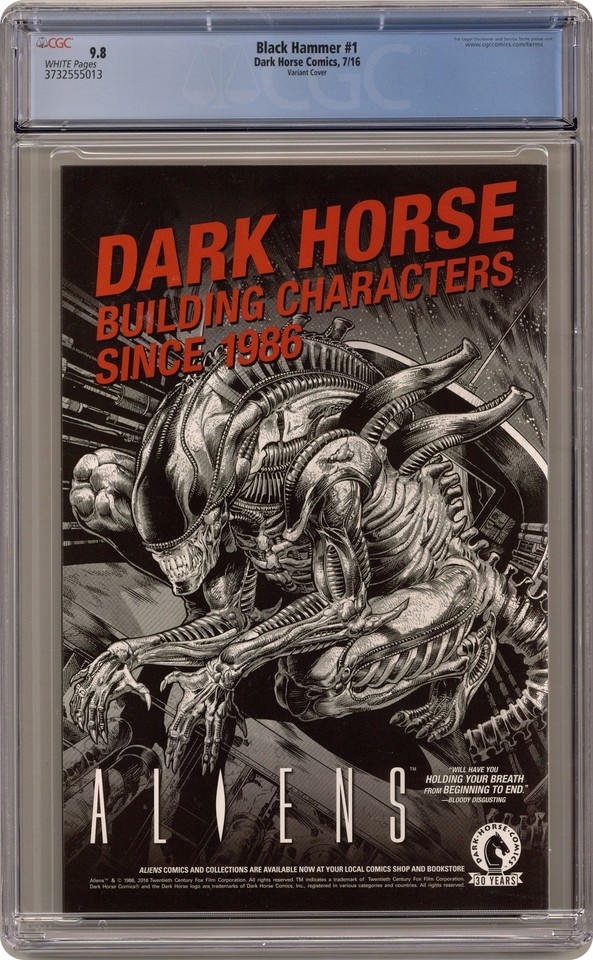 Black Hammer 1B Lemire Variant CGC 9.8 2016 3732555013 | eBay