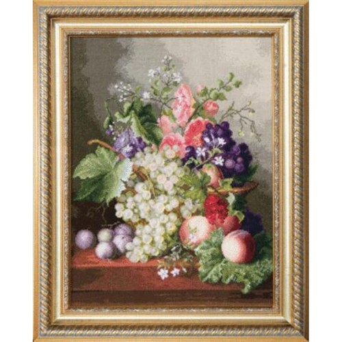 Counted Cross Stitch Kit Still life DIY Unprinted canvas | eBay UK