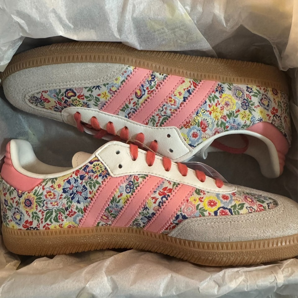 adidas Samba OG Liberty London Floral (GS) - Size 5-6Y (FREE SHIP ...