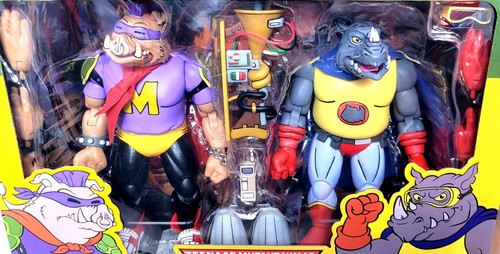 MIGHTY HOG & RHINO-MAN BEBOP & ROCKSTEADY NECA TMNT 2022 | eBay