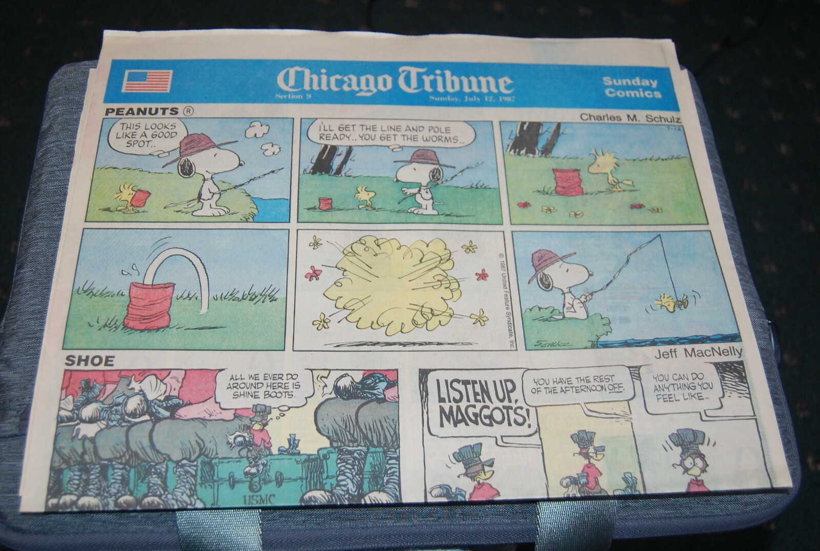 July 12 1987 Sunday Chicago Tribune Comic Section Spiderman,Peanuts ...