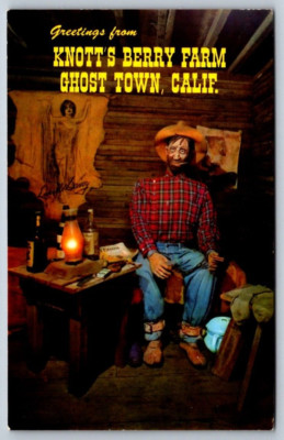 Postcard Chrome Knotts Berry Farm Sad Eye Joe Buena Park California | eBay