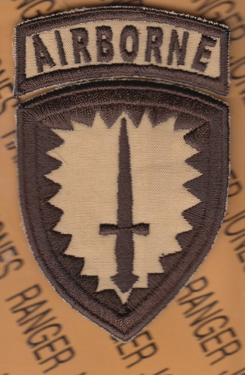 US Special Operations Cmd Europe SOCEUR Airborne desert Theater DCU ...