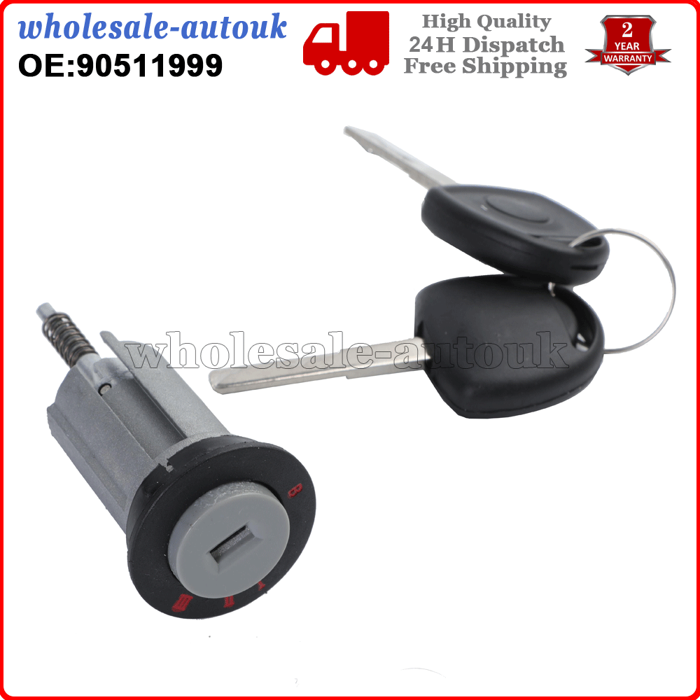 Ignition Switch + Barrel + 2 Keys For VAUXHALL TIGRA B COMBO C MERIVA-A ...